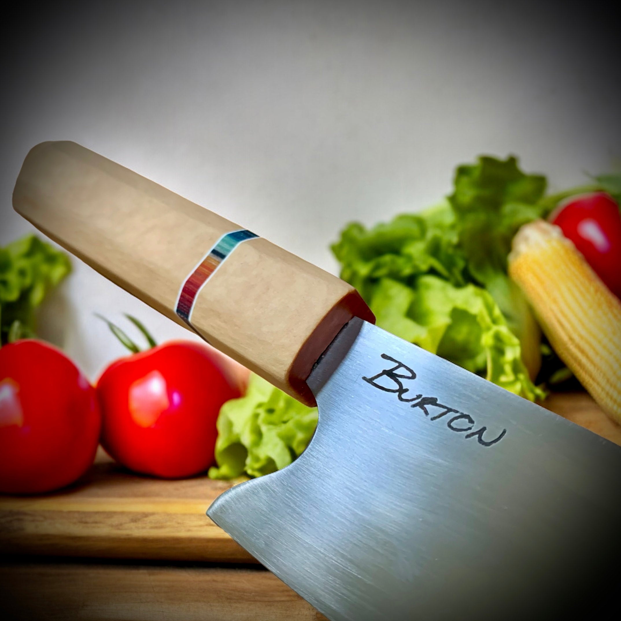 Premium 9-Inch Stainless Steel Chef Knife - Precision and Durability ...